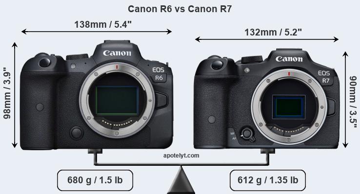 Canon R6 vs Canon R7 Comparison Review
